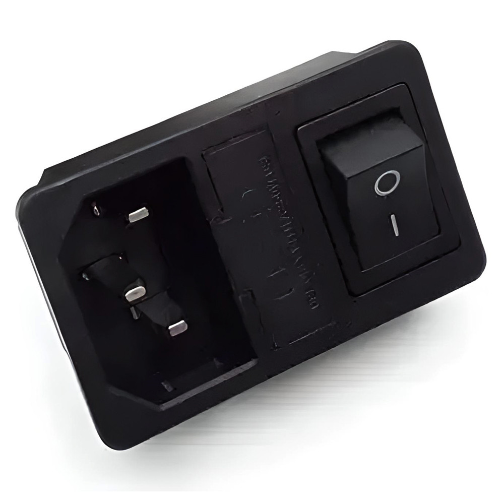 ☑ Заказывайте Разъем AC-111, вилка (C14) 3 контакта на корпус с кнопкой ...