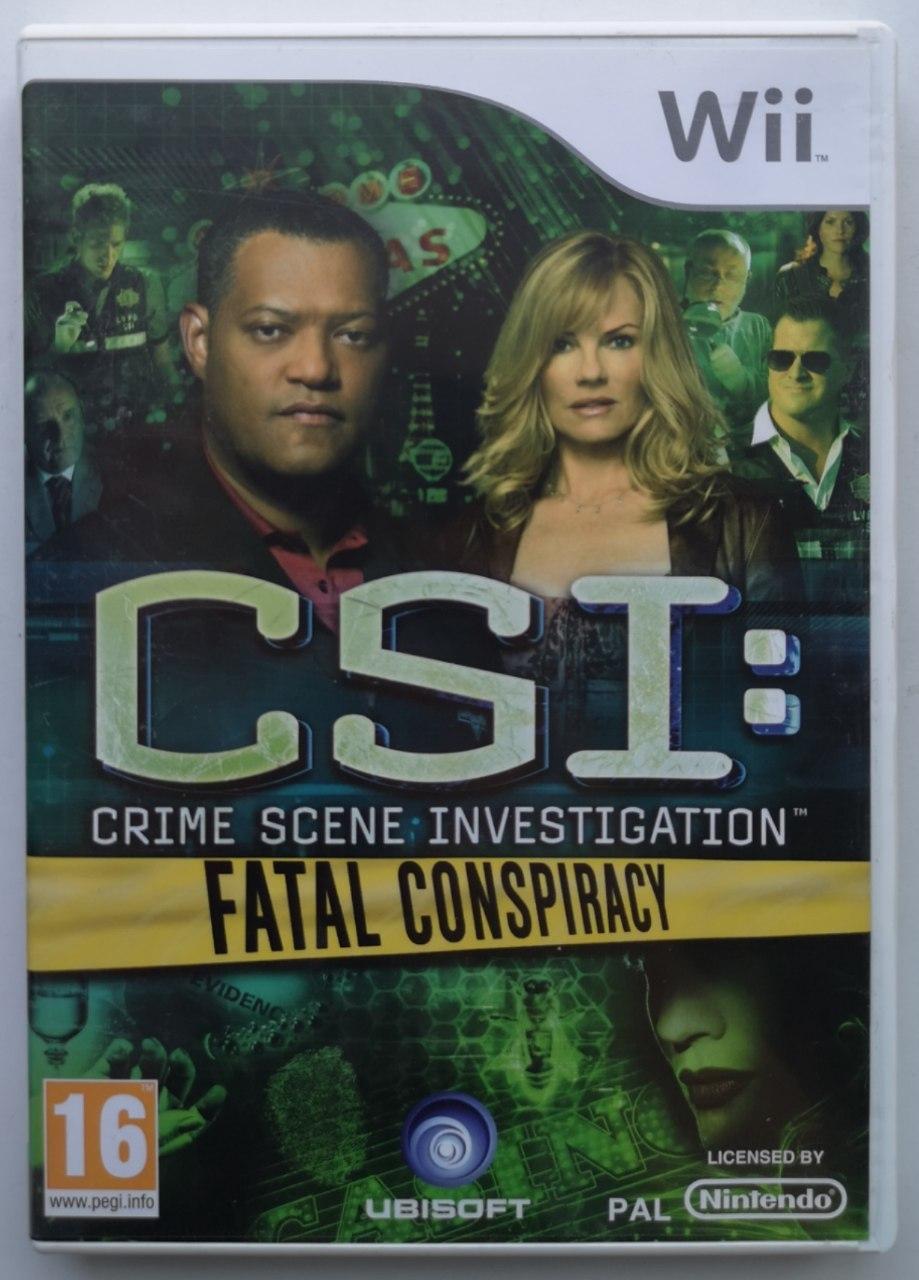 CSI: Crime Scene Investigation Fatal Conspiracy, Б/У, английская версия ...