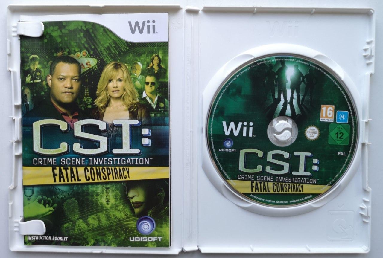 CSI: Crime Scene Investigation Fatal Conspiracy, Б/У, английская версия ...