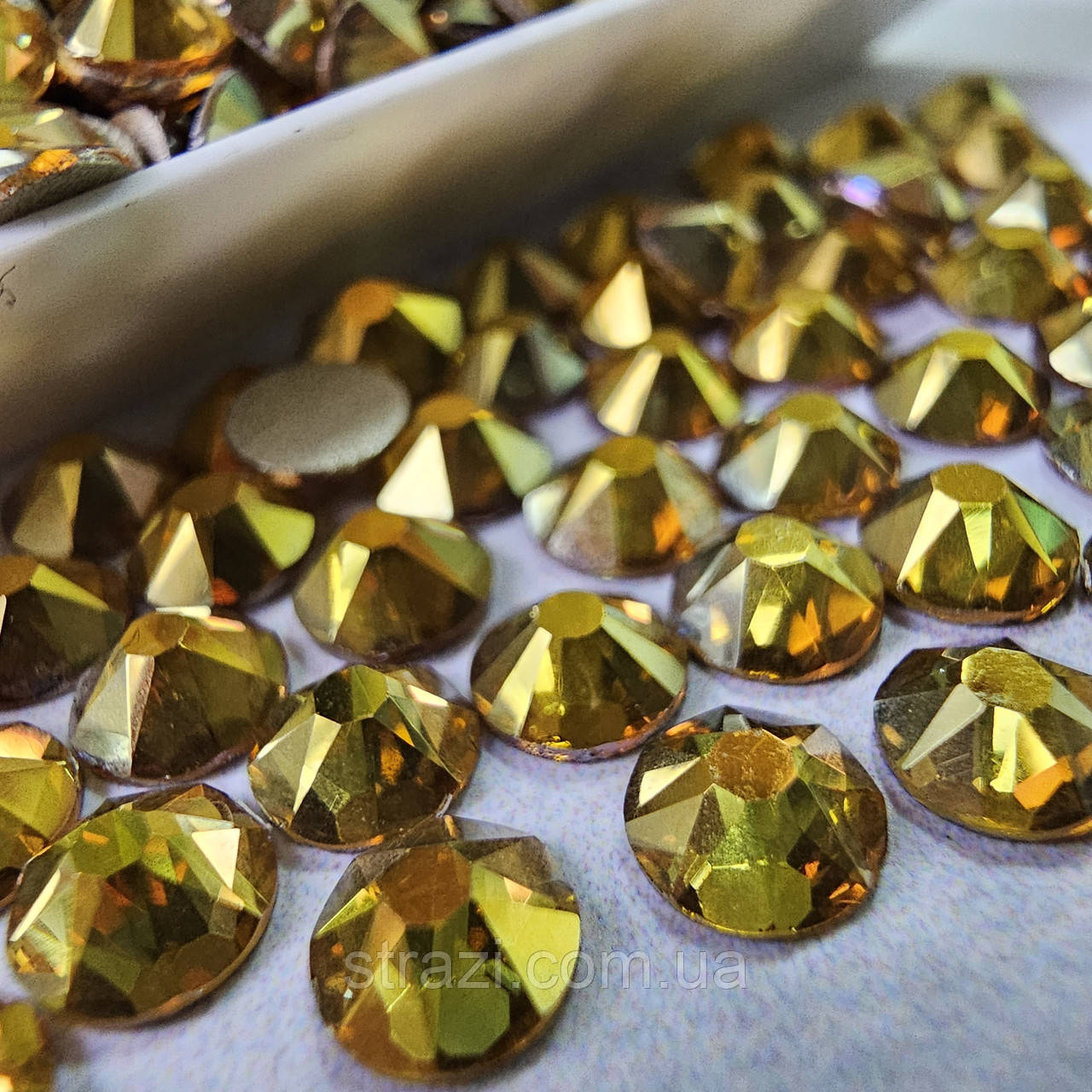 Стрази ss16 Topaz AB Xirius 8+8, 1440шт. (4.0 мм) "Premium": продаж ...