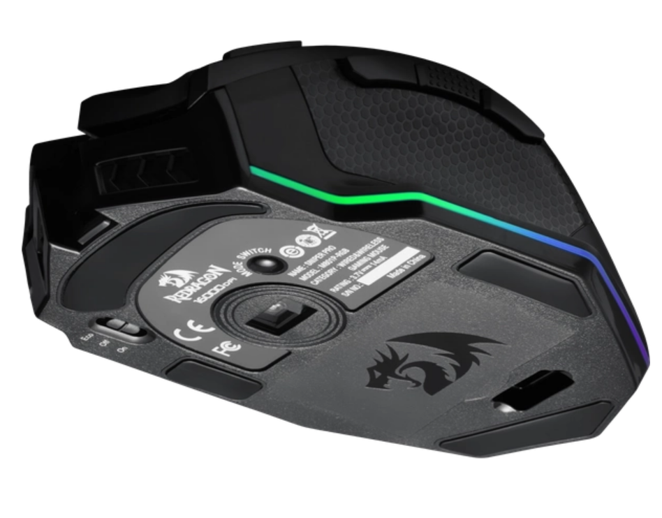 REDRAGON Sniper Pro M801P RGB USB 2.4G бездротова ігрова миша 16400DPI ...