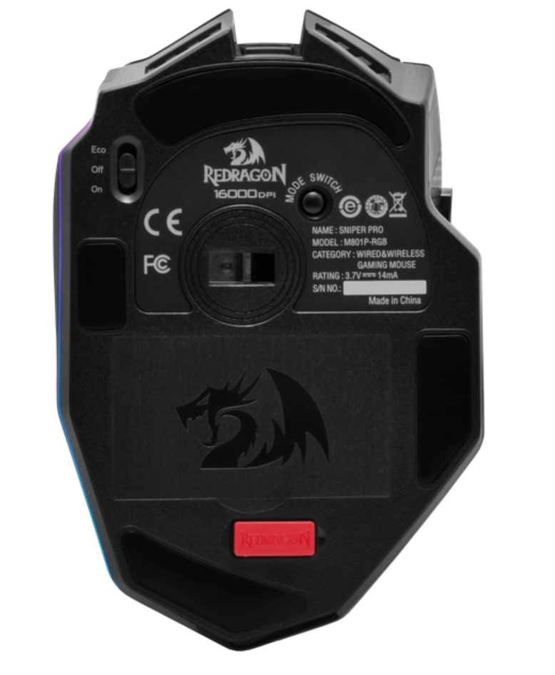 REDRAGON Sniper Pro M801P RGB USB 2.4G беспроводная игровая мышь ...