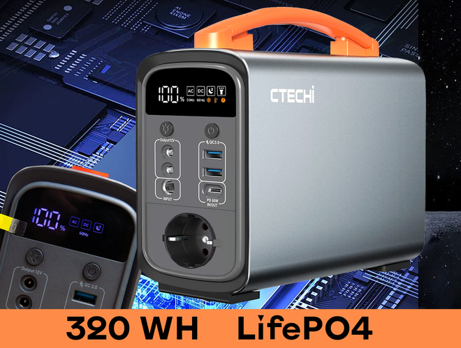 Зарядна станція CTECHi GT200 PRO 320Wh LiFePO4, ціна: 12000 ₴, купити на Prom.ua