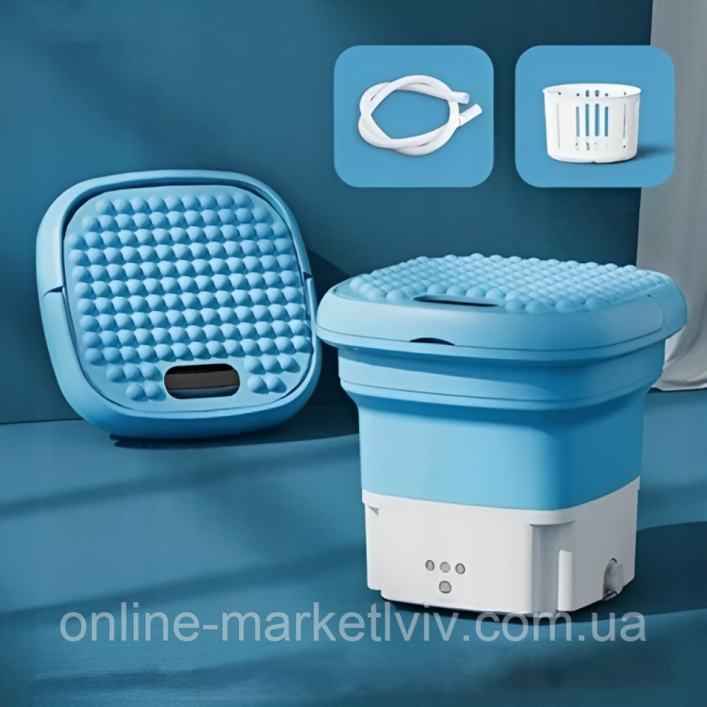 Складная мини стиральная машина 10л до 2кг от Usb Портативная