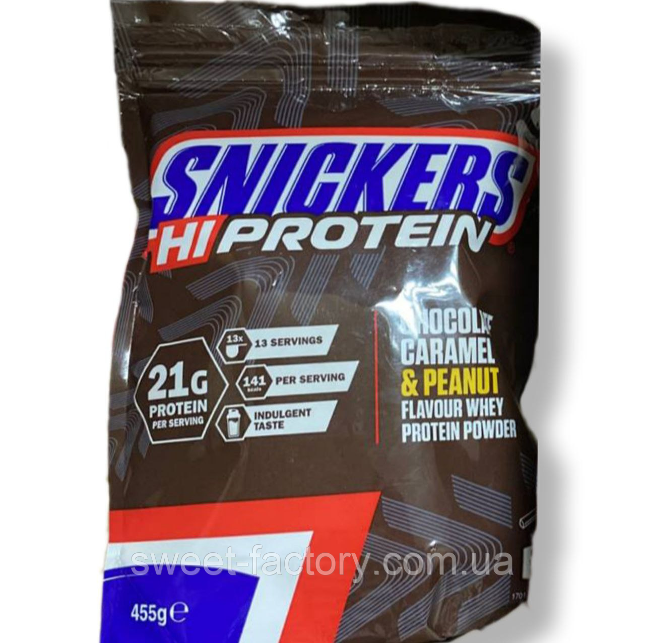 Протеин Snickers Hi Powder Chocolate Protein 455g — Купить на BIGL.UA ᐉ Удобная Доставка ...