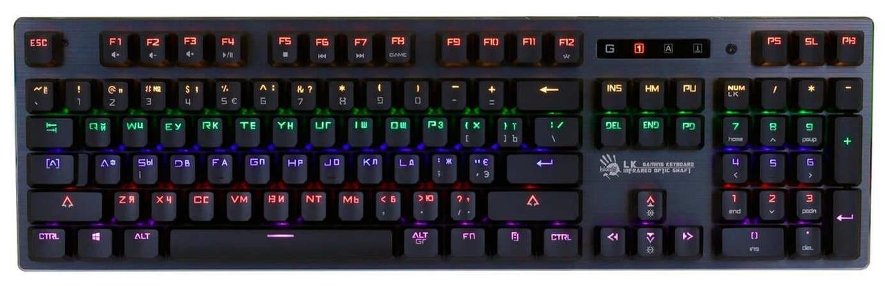 Клавіатура Bloody A4Tech B760 Green Switches USB Black (B760 (Black) Green SW) (ID#2014773014 ...