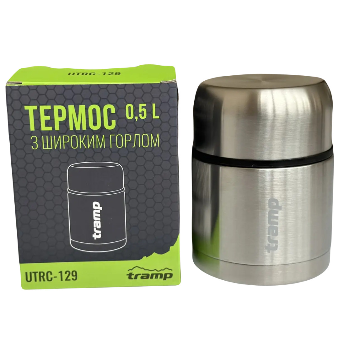 Термос с широким горлом Tramp 0,5 л TRC-129 (пищевой термос для горячей ...
