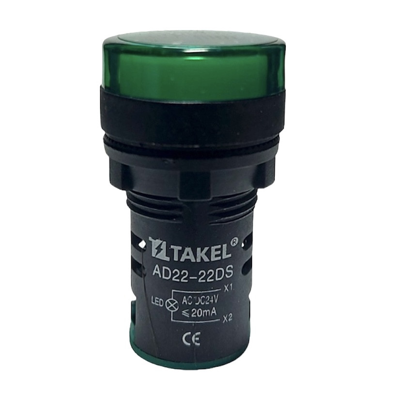 Сигнальна лампа LED-індикатор напруги в щит, індикатор фаз