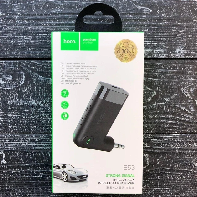 Bluetooth - AUX адаптер HOCO E53 Dawn sound AUX BT5.0 акумулятор 145mAh (ID#2034021420), цена ...