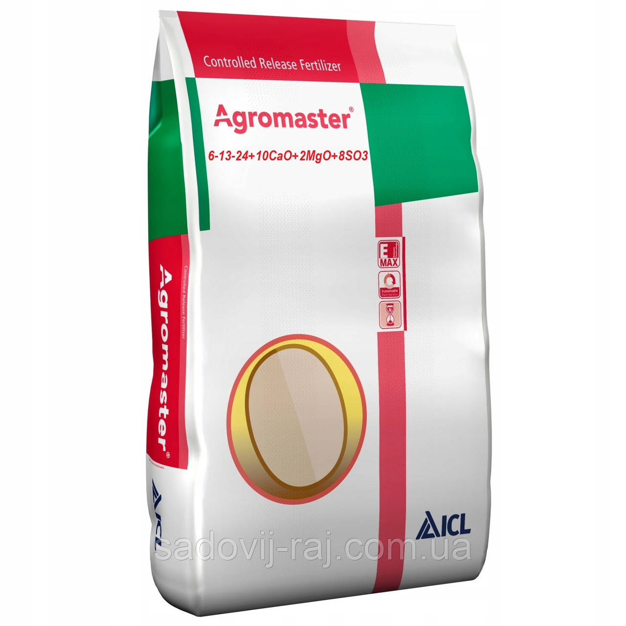 Добриво Агромастер Agromaster 6-13-24+10CaO+2MgO+8SO3 25 кг ICL Ізраїль ...