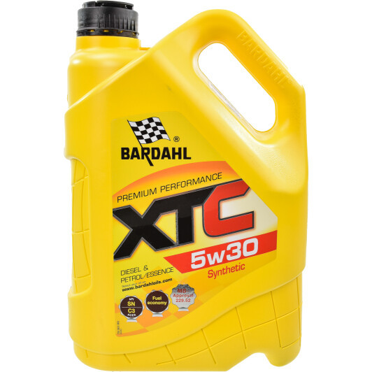 Bardahl XTC 5W-30 5 л, (36313) моторное масло: продажа, цена в Киеве ...