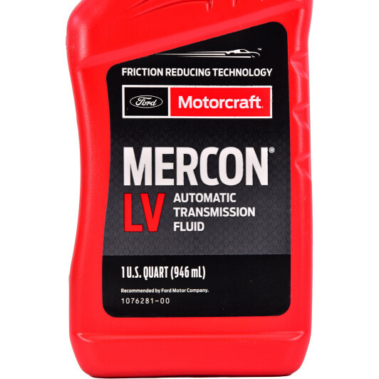 Ford Motorcraft Mercon LV, 0,946 л (XT10QLVC) синтетическое ...