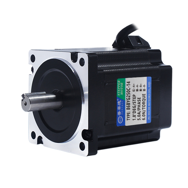 Кроковий двигун NEMA 23 1.8 Нм 57BYG250C-8 для фрезерного ЧПК верстата ...