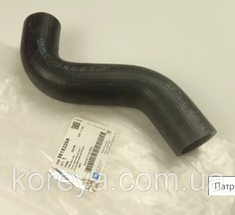 Патрубок радиатора верхний Ланос 1.5 (с кондиц.) GM 96182268: продажа ...