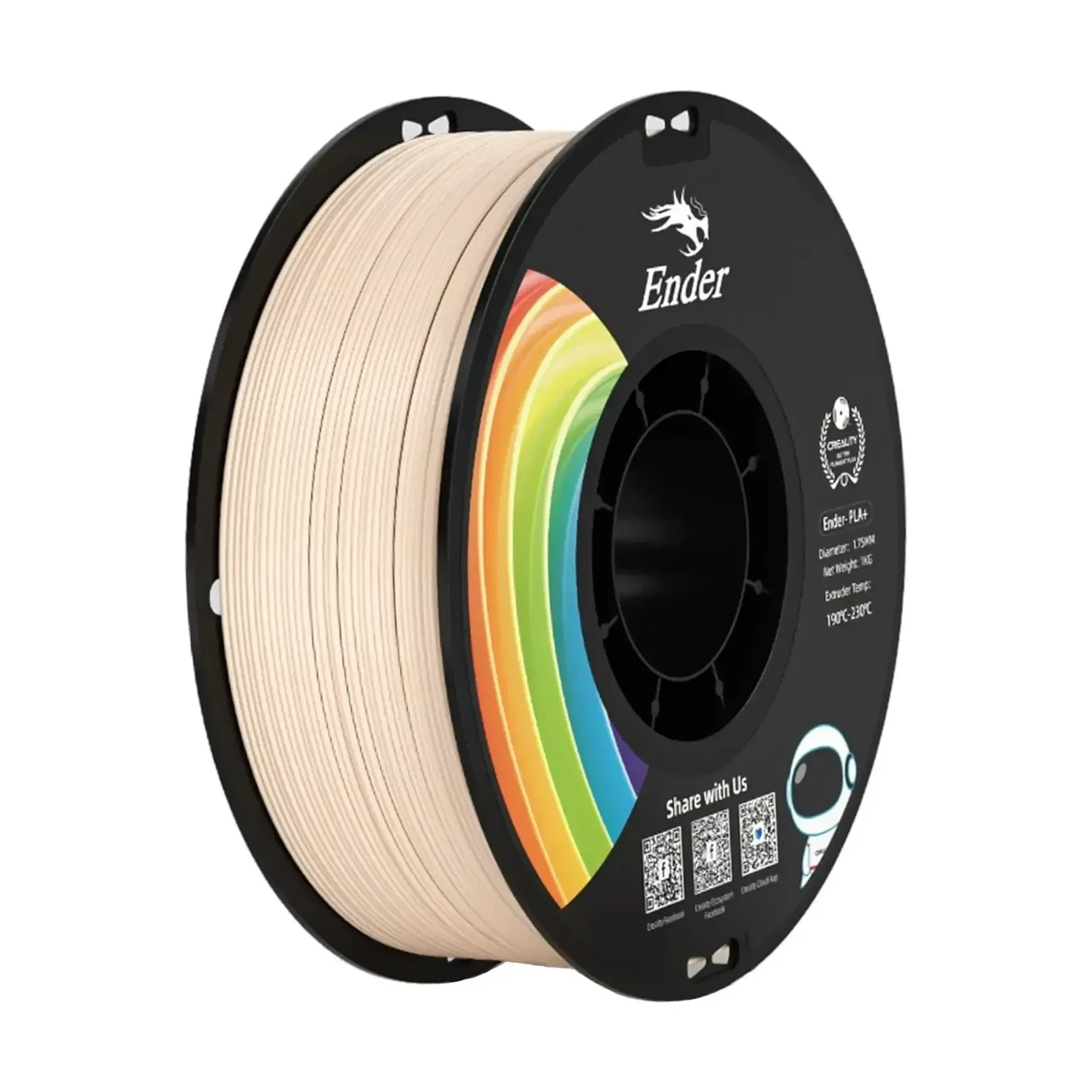 PLA Plus Filament (пластик) для 3D принтера CREALITY 1кг, 1.75мм ...