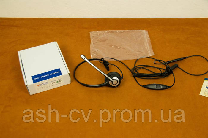 Гарнитура, Call Center, Headset, Wantek, CallEz, A602, C, (для колл ...