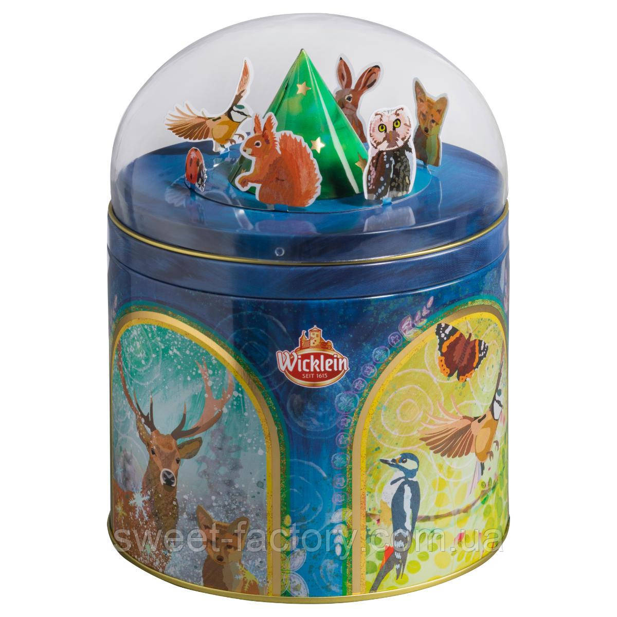 Пряники Wicklein Music Box Dome Tin Brown Gingerbread 200g: продажа ...