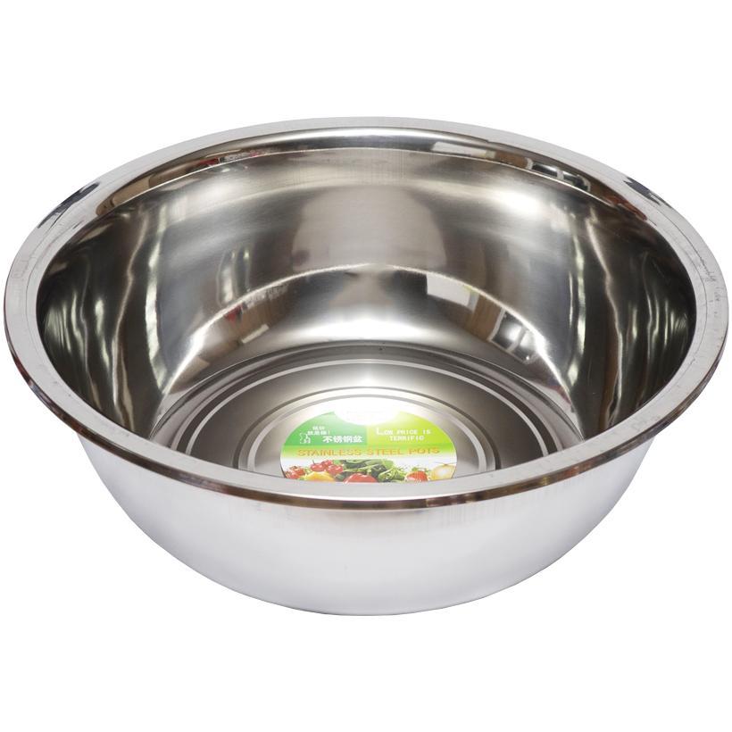 Глибока металева миска діаметром 60 см P1 4 60см в упаковці 1 шт продаж ціна у Одесі Миски