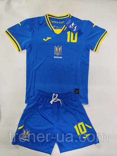 Футбольная форма детская Mudryk 10 сборная Украина синяя (ID#2035794091 ...