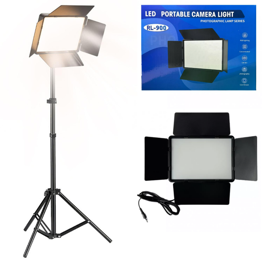 Світлодіодна лампа відеосвітло Camera light RL-900 з пультом 3000k ...