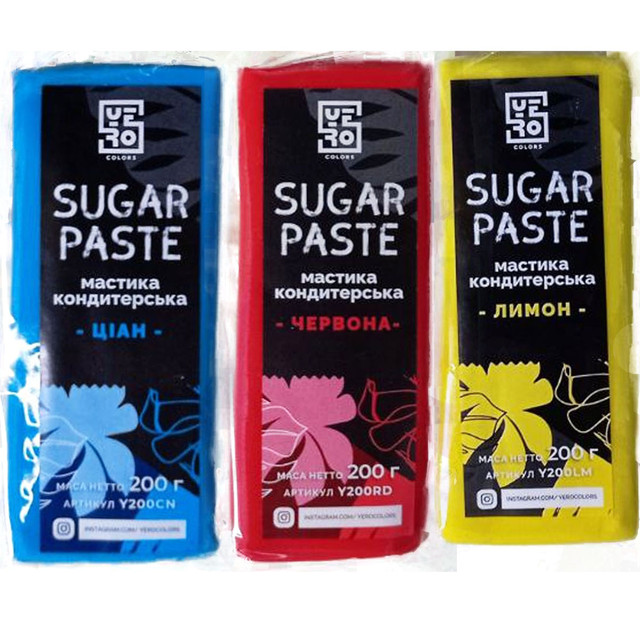 Мастика YERO COLORS фасуванням 200 г. Товары и услуги компании ...