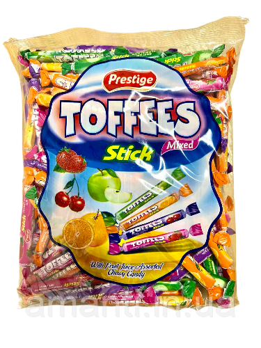 Жувальна цукерка Toffees Stick, 1кг: продаж, ціна у Києві. Цукерки від ...