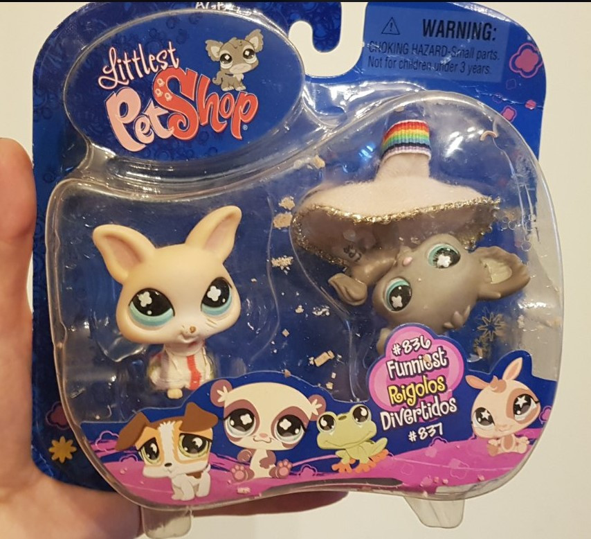 Littlest Pet Shop lps стара колекція Hasbro ігровий набір 2 Чихуахуа ...