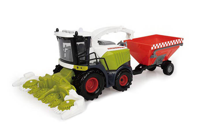 Комбайн з причепом, 550-2C, на батарейках, світло, звук, в коробці р ...