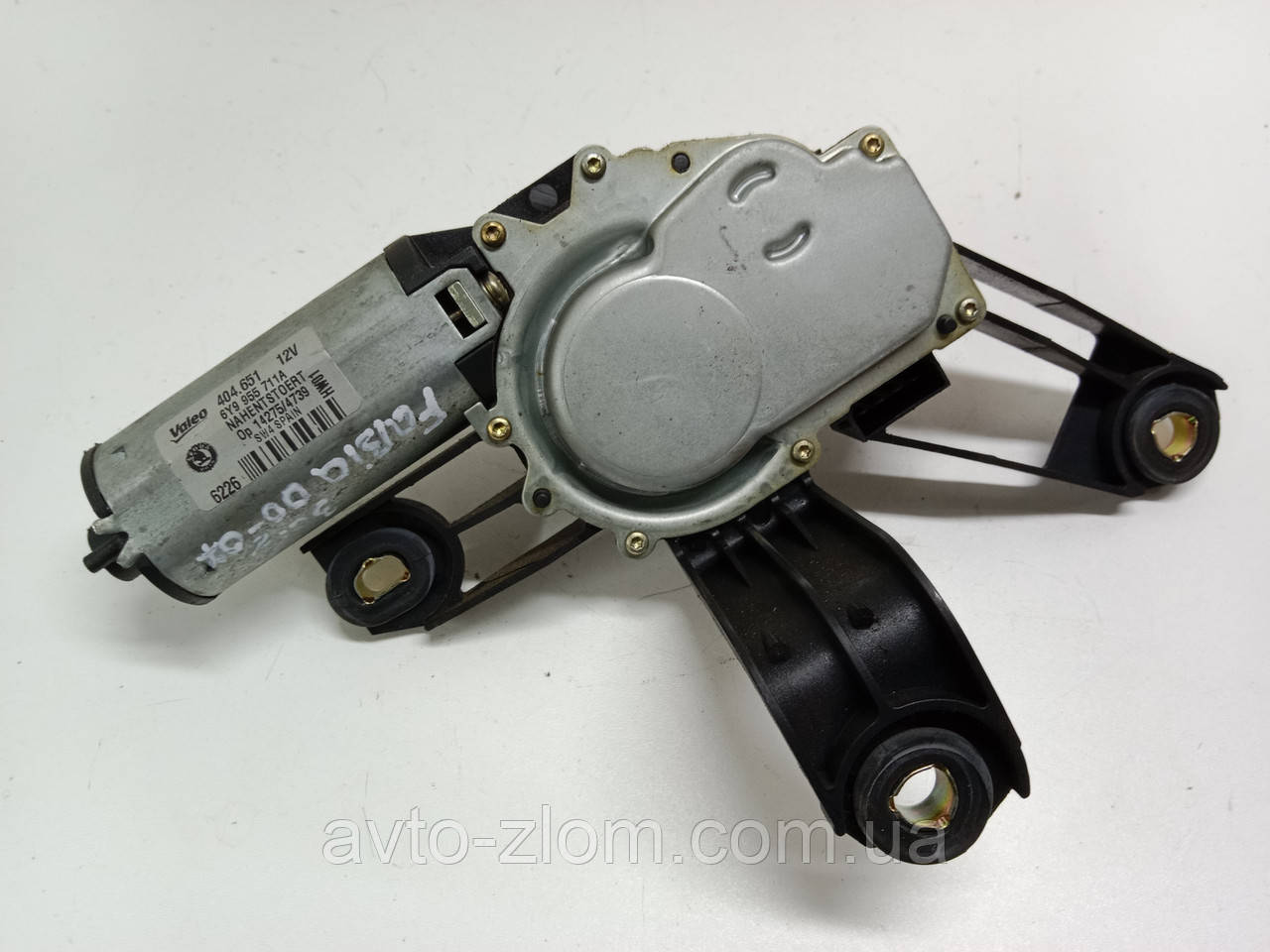 Моторчик заднього двірника Skoda Fabia. Шкода Фабія. 1999 2007 ...