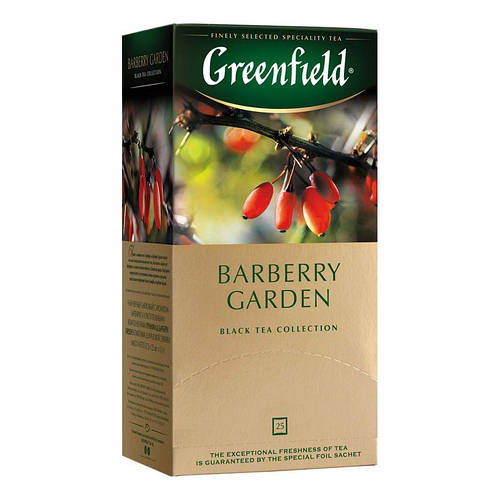 Чай Greenfield Barberry Garden (Барбарис) 25 пакетиков (ID#2037984006 ...