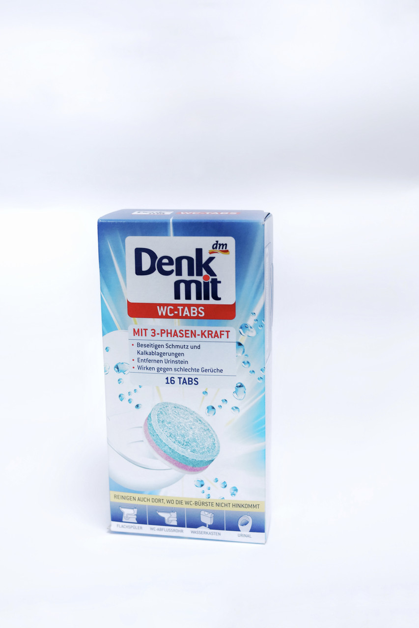 Таблетки для очищення унітазу Denkmit WC-tabs. 16 шт (ID#2038282240 ...