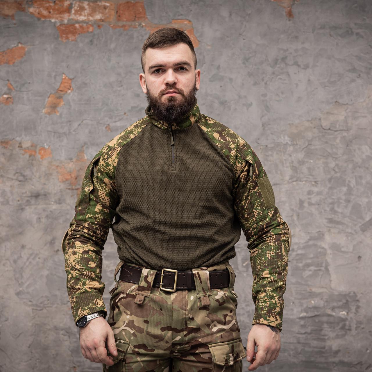 Рубашка Ubacs (Убакс) тактическая на флисе (Хищник) вафелька — Купить ...