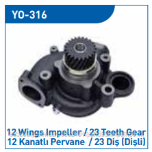 Водяний насос , помпа , VOLVO 20575653, 3183909, 8112185, 8113522 ...