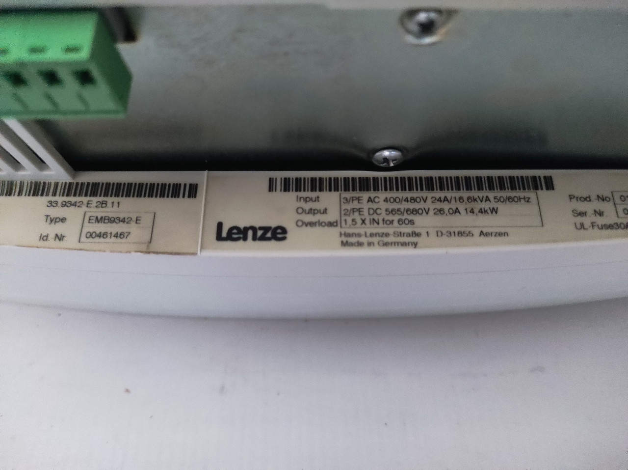 Модуль живлення Lenze EMB9342-E (ID#2040577079), цена: 107500 ₴, купити на Prom.ua