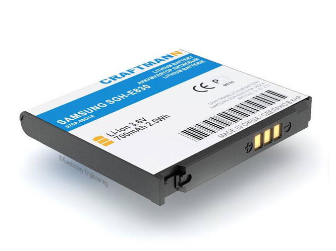 Аккумулятор Craftmann для Samsung E830 700 mAh (ID#2040590904), цена ...