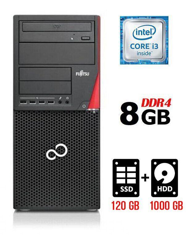 Компьютер Fujitsu Esprimo P756 MT/ Core i3-6100/ 8 GB RAM/ 120 GB SSD ...
