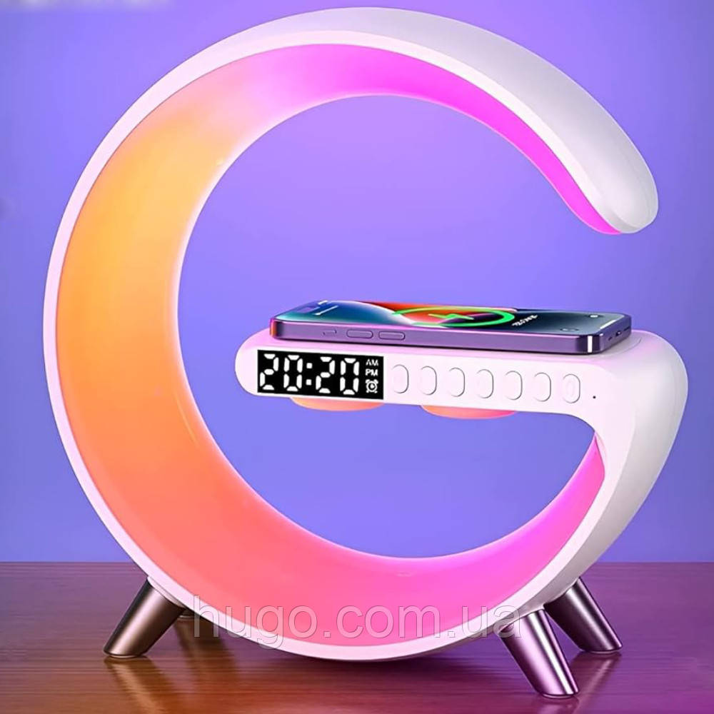 Настільна лампа-нічник G63 Smart Light з бездротовою зарядкою ...