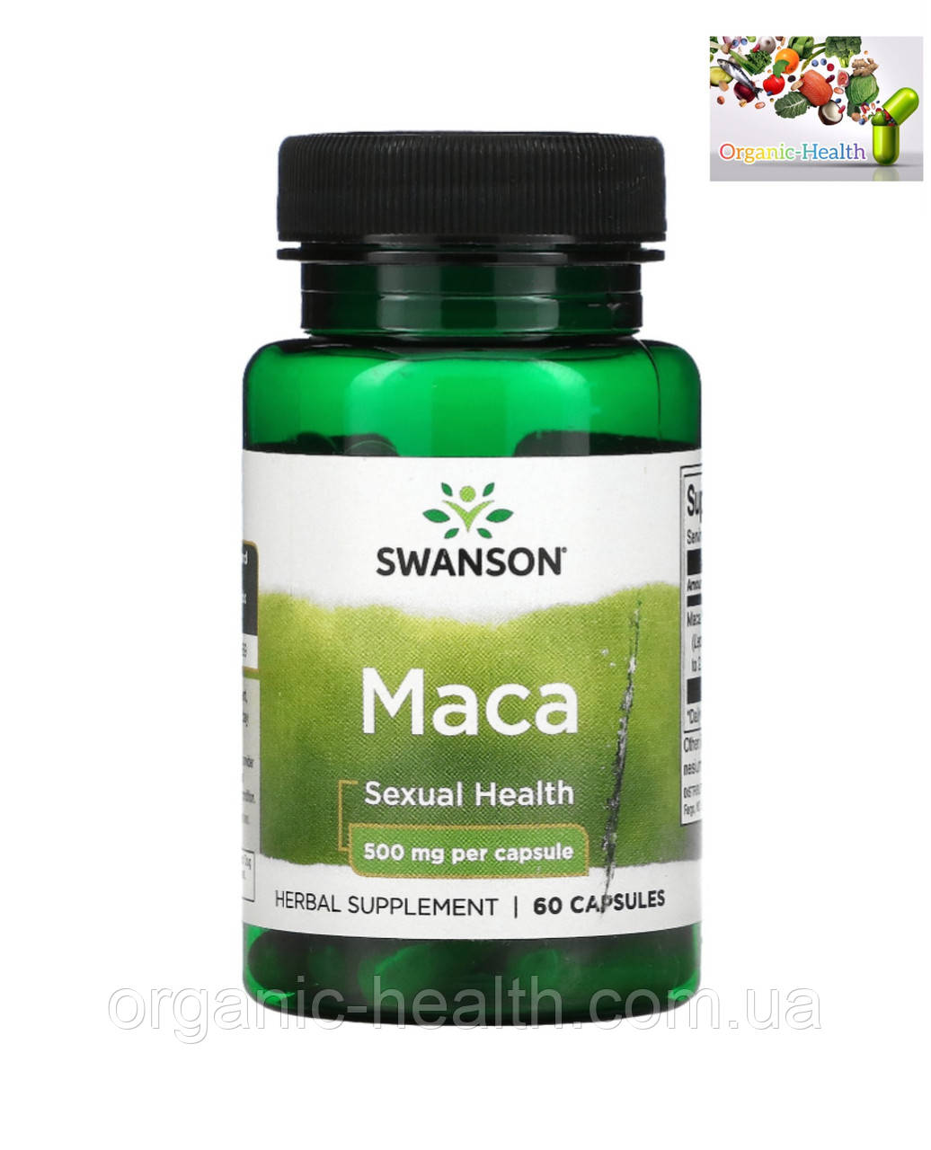 Maca , Swanson, Мака, 500 мг, 60 капсул (ID#2041218964), цена: 140 ...