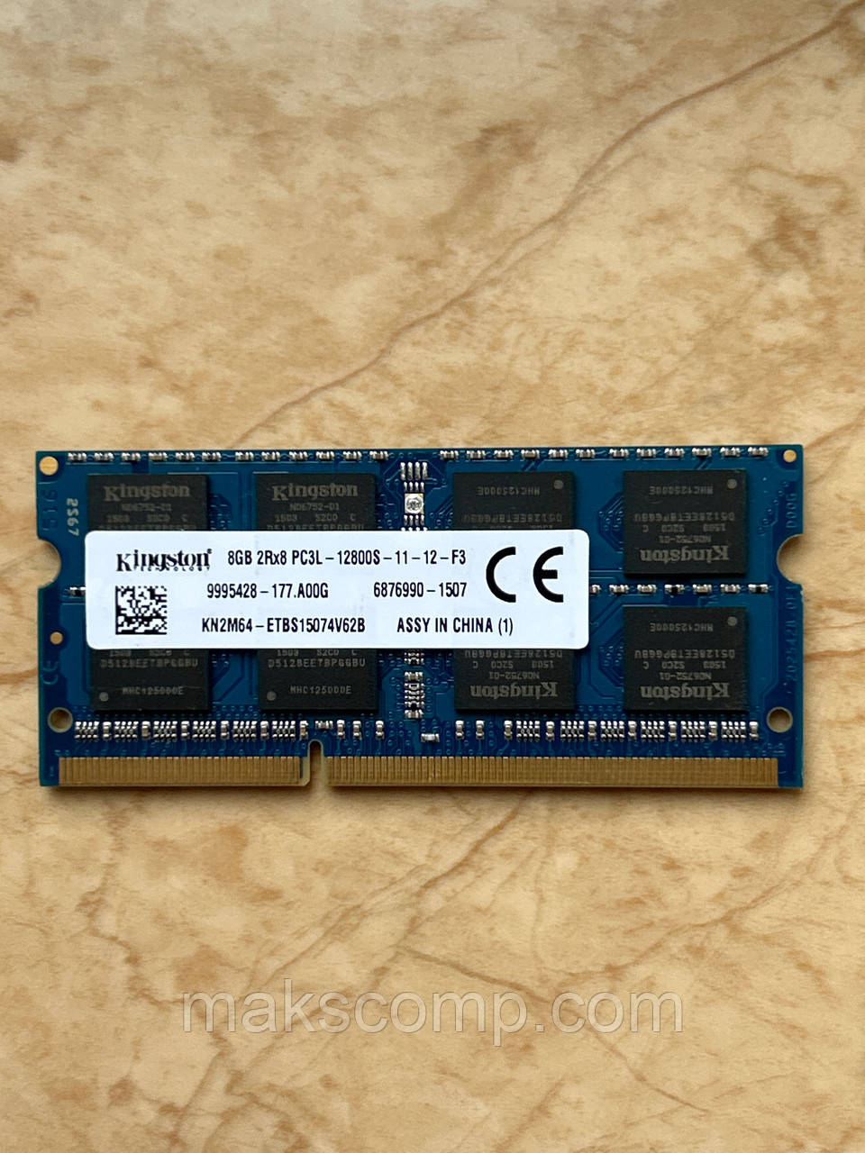 Пам'ять Kingston 8Gb So-DIMM PC3L-12800S DDR3-1600 1.35v/1/5v (ID#457394903), цена: 500 ...