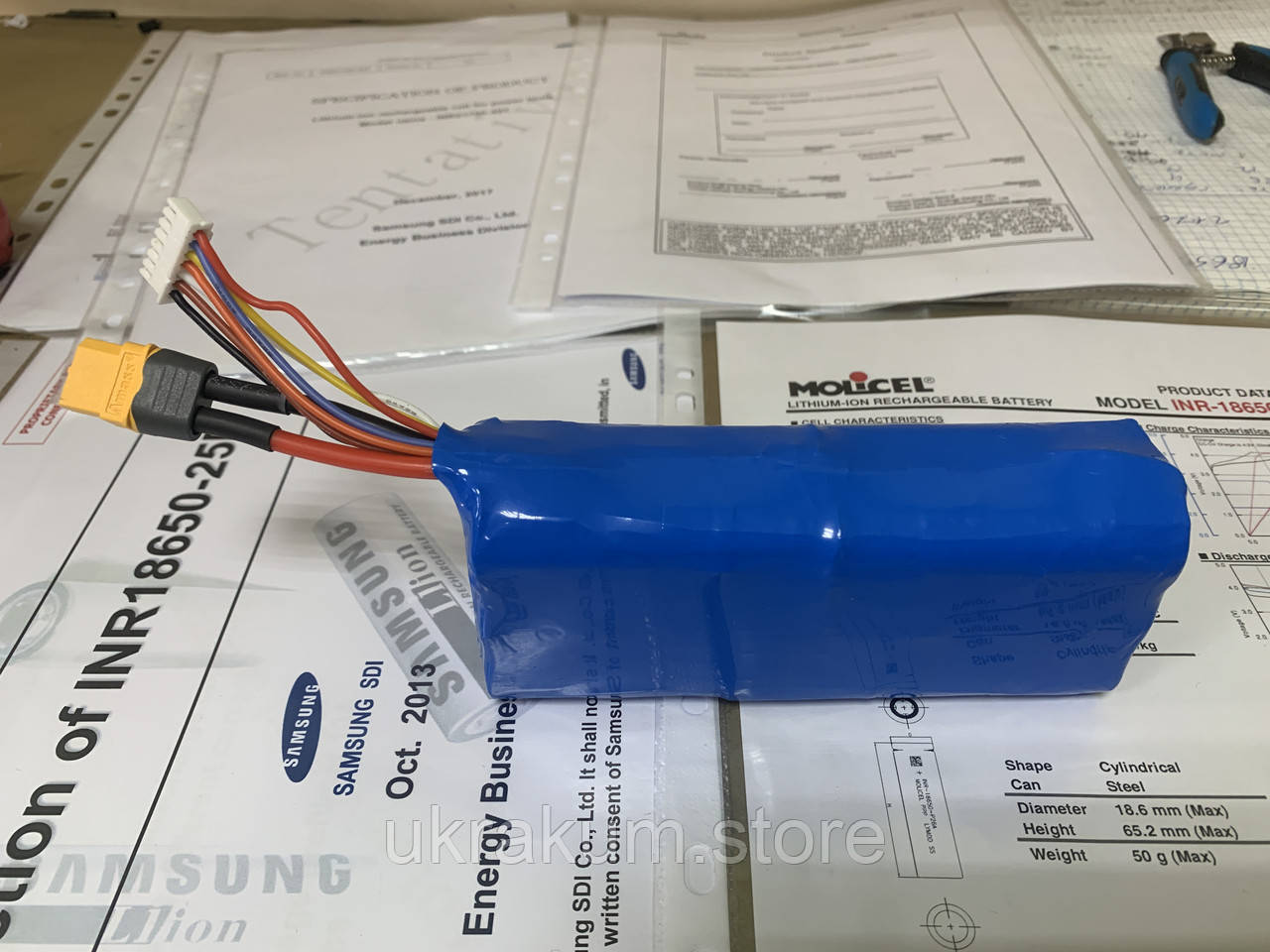 Акумулятор LI-ION Battery 6S2P 22.2V 6000mAh 40А (ID#2037192981), цена ...