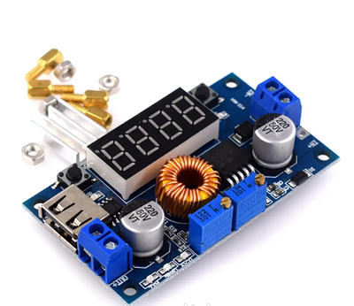 Понижающий преобразователь DC WZ3605E (36V; 5A) с вольтметром, амперметром, ваттметром, цена ...