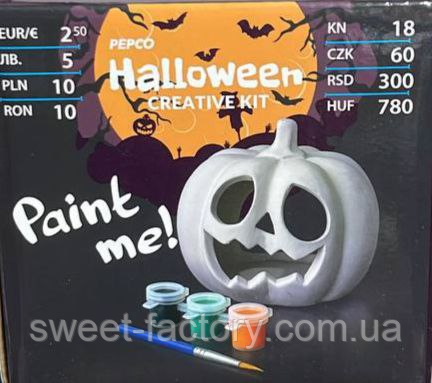 Набор нарисуй меня Pepco Halloween CreativeKit Pumpkin Paint Me! Тыква ...