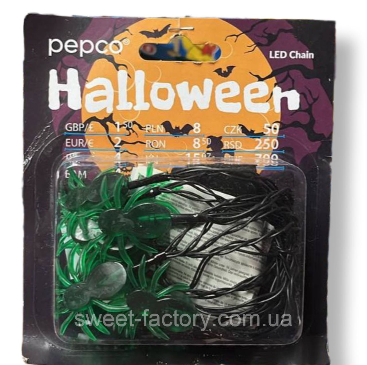 Гірлянда Pepco Halloween LED Chain Spider Павук: продаж, ціна у ...