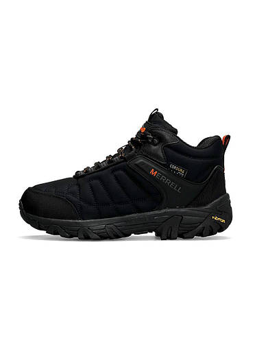 Чоловічі кросівки Merrell Cordura Black Orange Fur 41 (на хутрі) (ID ...