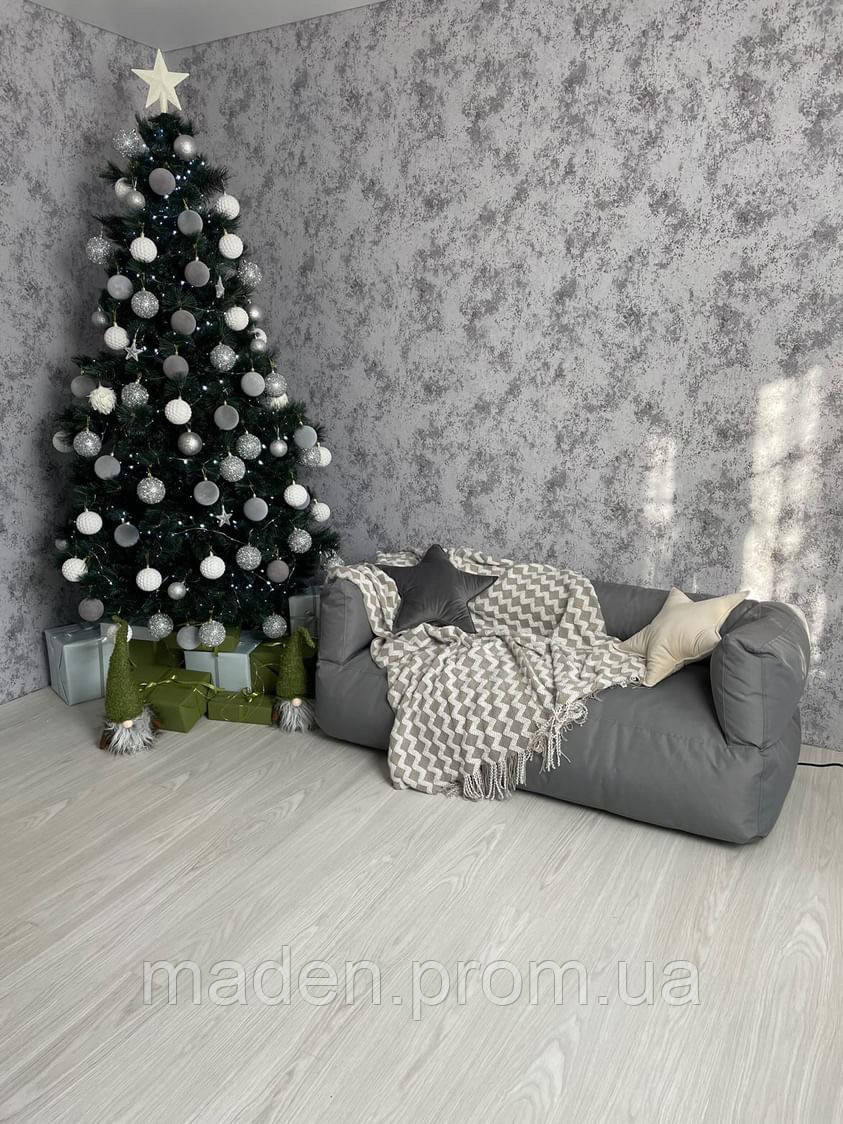 Безкаркасний диван L диван два кольори безкаркасні меблі пуф крісло крісло мішок пуф