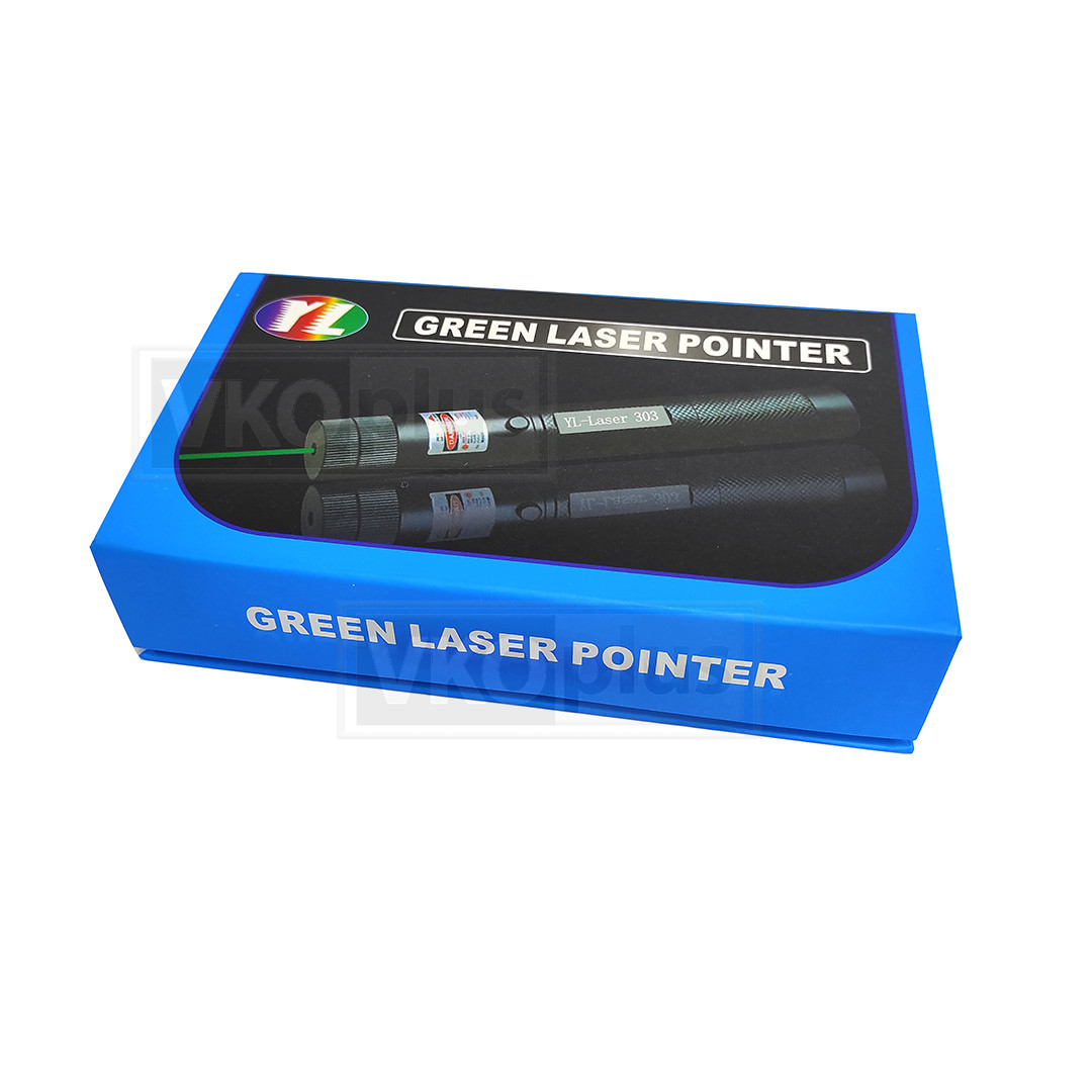 Лазерна указка Green Laser Pointer YL-303 1х18650 mah з насадкою (зелений промінь) (1566) (ID ...