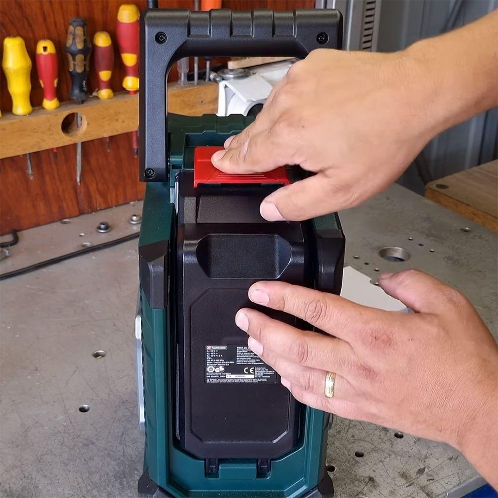 Радіоприймач Parkside Germany, Приймач фм радіо, Будівельне радіо, DVS ...