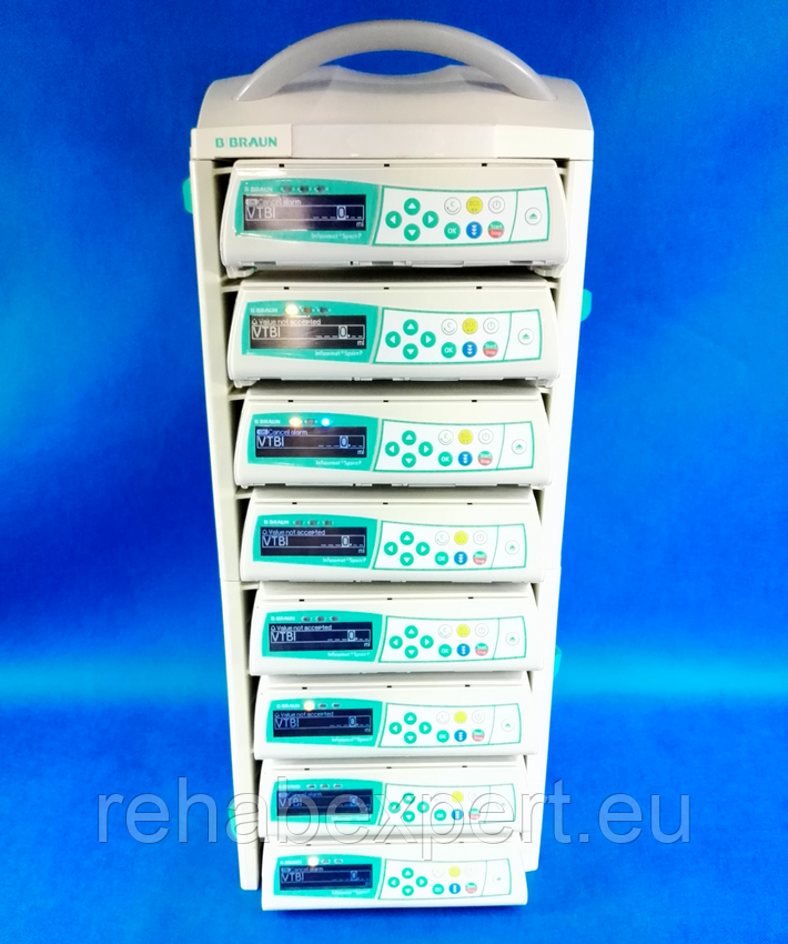 Set of 8 x B Braun Infusomat Space P on docking station: продажа, цена ...