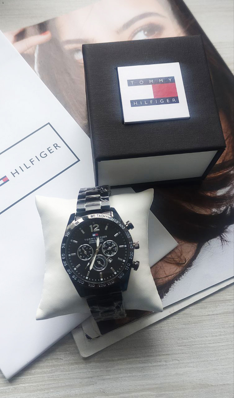 Купить Мужские часы Tommy Hilfiger black в Украине, цена. наручные и ...