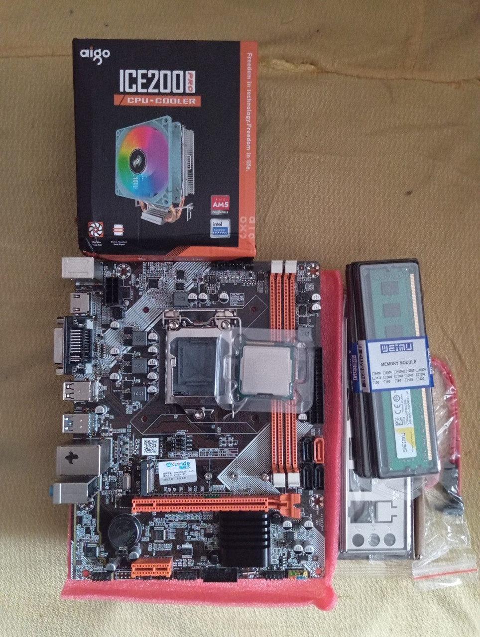 Комплект LGA 1155 Intel Xeon E3-1220 4 ядра 3.1 GHz 16Gb DDR3 (ID ...